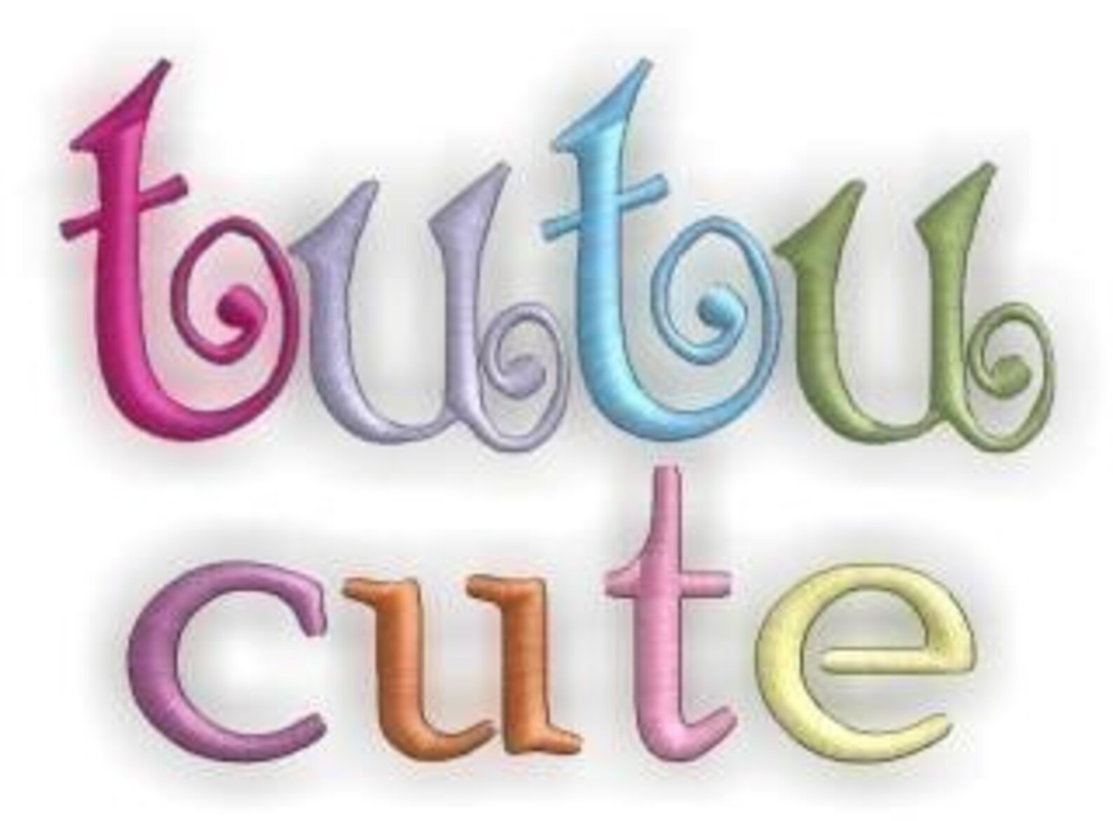 Tutu Cute instant Download Digital Files for Machine | Etsy