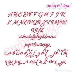 Alicia Calligraphy Monogram Set 2 - Embroitique Exclusive ...