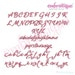 Alicia Calligraphy Monogram Set 2 - Embroitique Exclusive ...