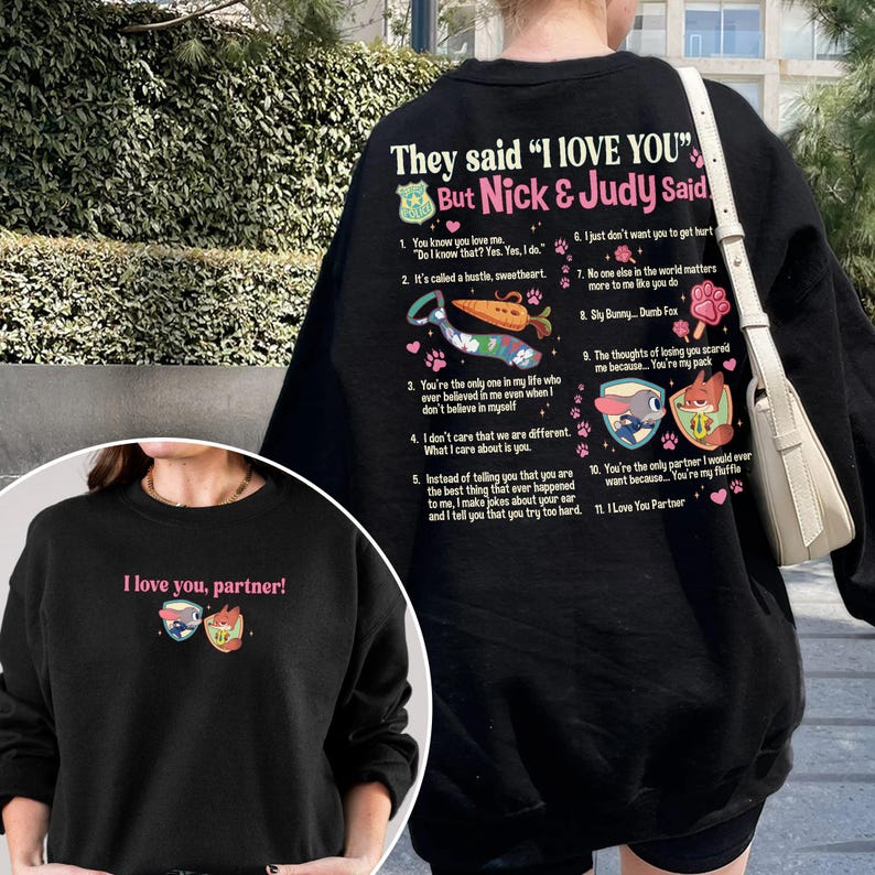 Nick & Judy Confession Sweatshirt, It's Called A Hustle Sweetheart ...