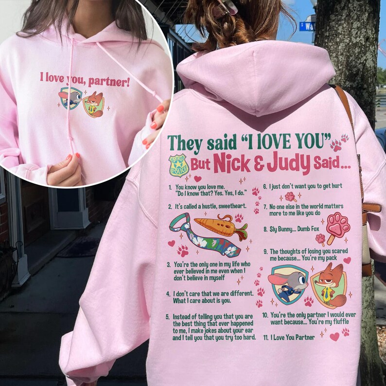 Nick & Judy Confession Sweatshirt, It's Called A Hustle Sweetheart ...