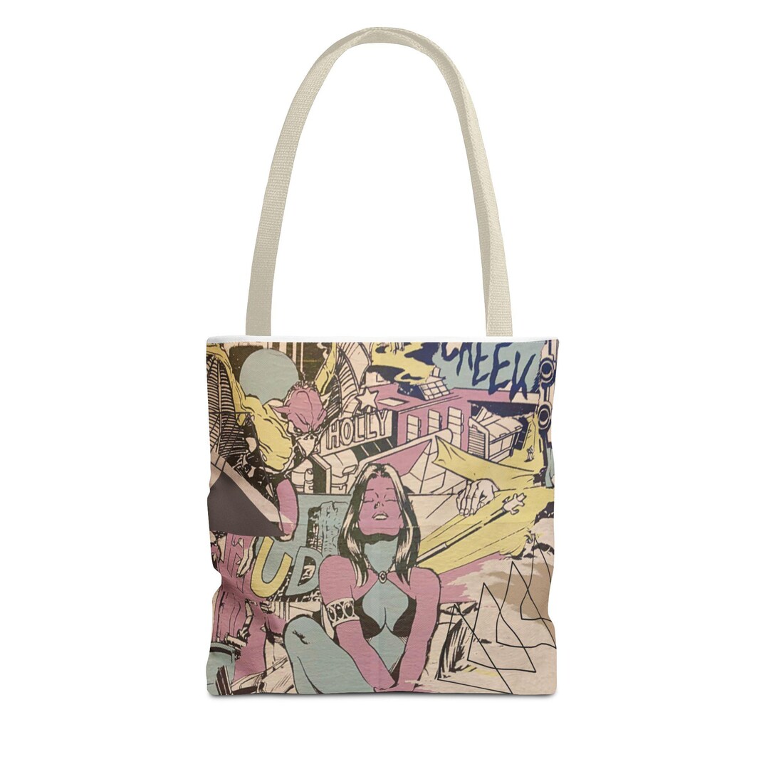 Graffiti Tote Bag, Urban Street Art Tote, Funky Shoulder Bag, Trendy ...
