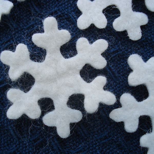 Felt Snowflakes - Etsy