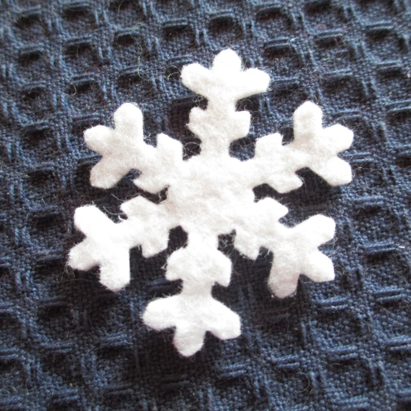 Felt Snowflake - Etsy