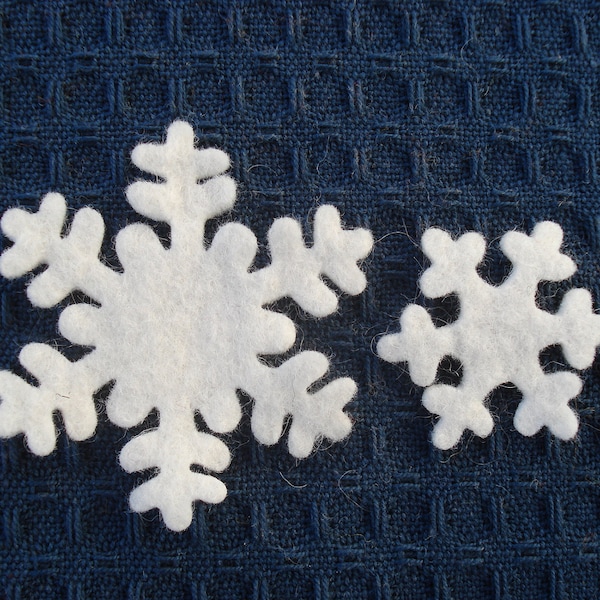 Felt Snowflakes - Etsy