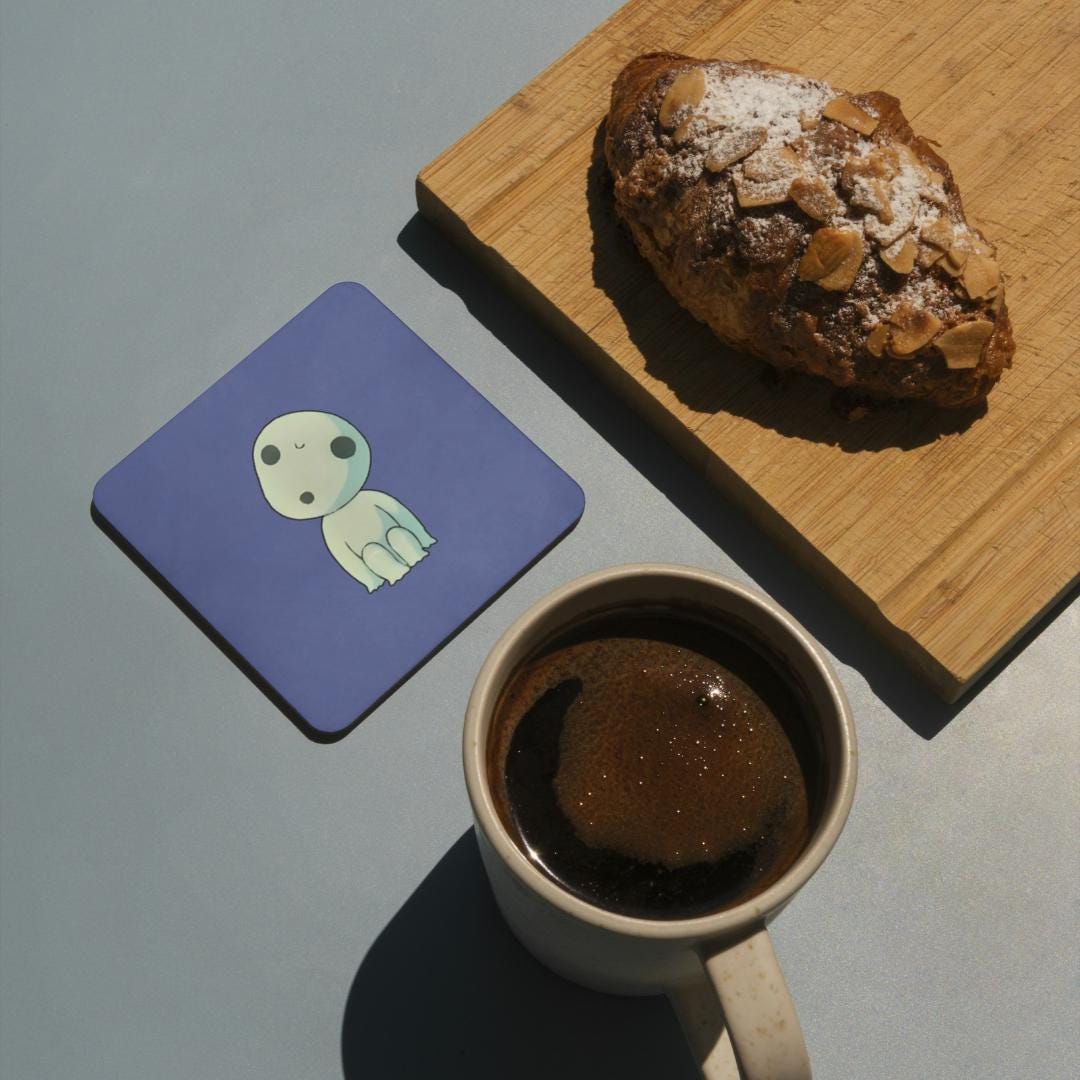 Studio Ghibli Hardback Coasters ~ Collectable Anime Drink Mats - Etsy