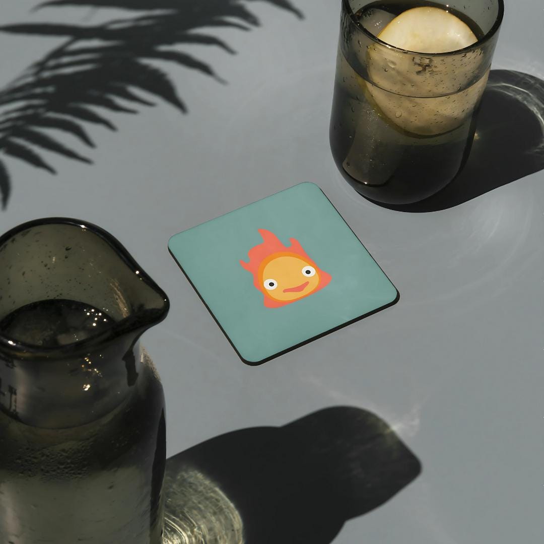 Ceramic Studio Ghibli Coasters ~ High-quality Anime Drink Mats - Etsy