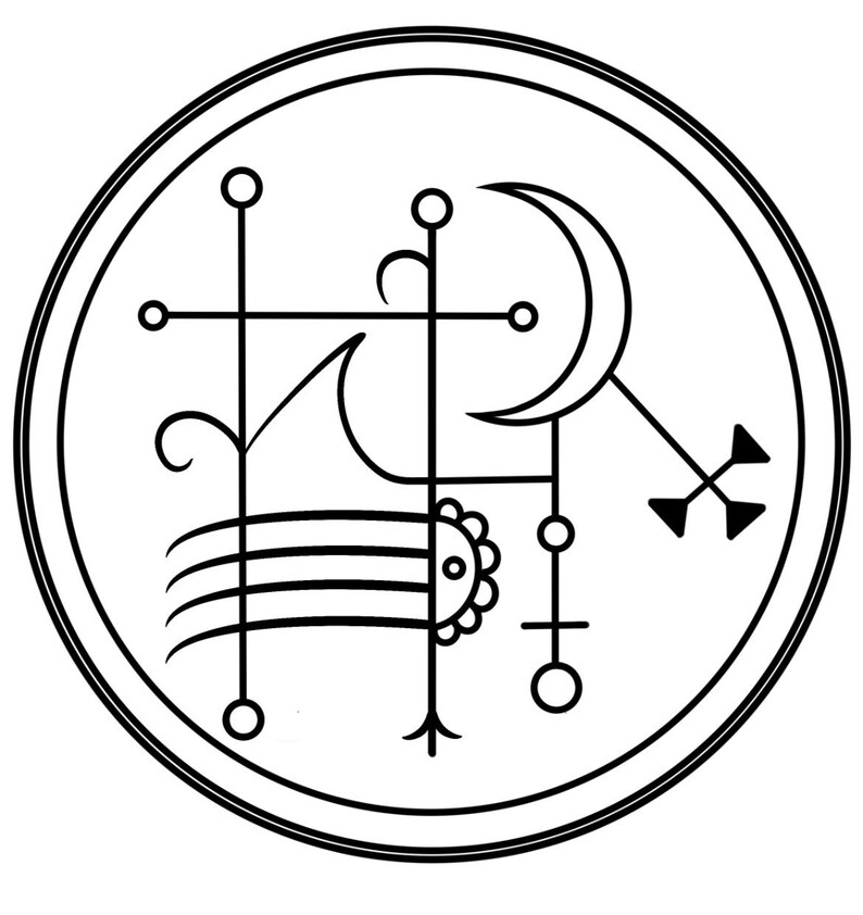 Custom Demon Sigil - Hand Drawn Sigil of Your Demon - Etsy