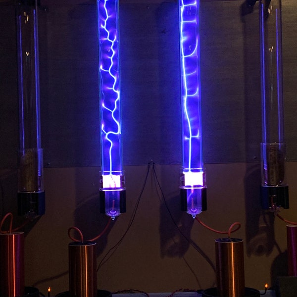 Xenon Plasma Glass Lamp - Etsy