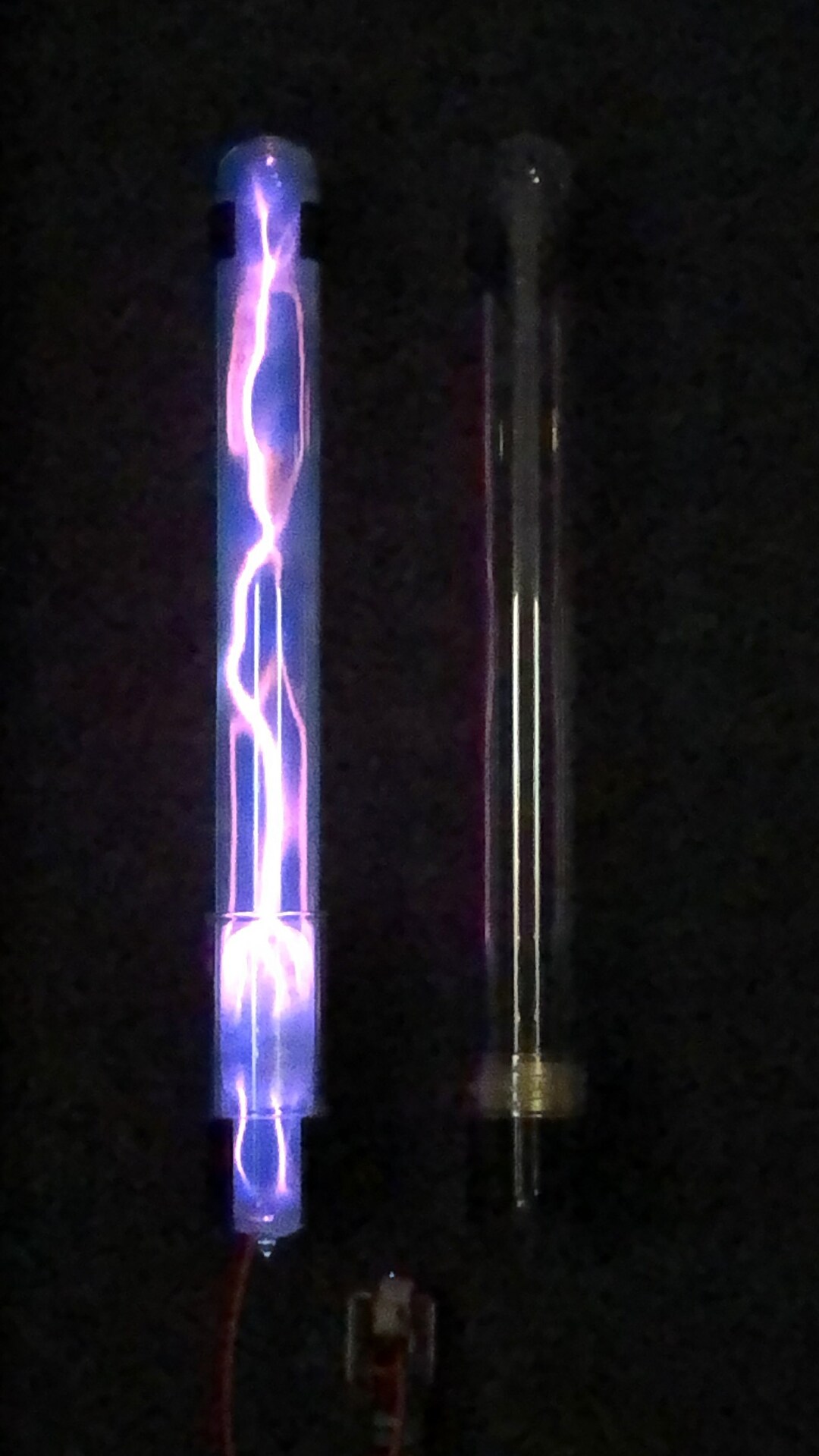 Argon Iodine 133 Mismatched Plasma Glass Lamp Set - Etsy