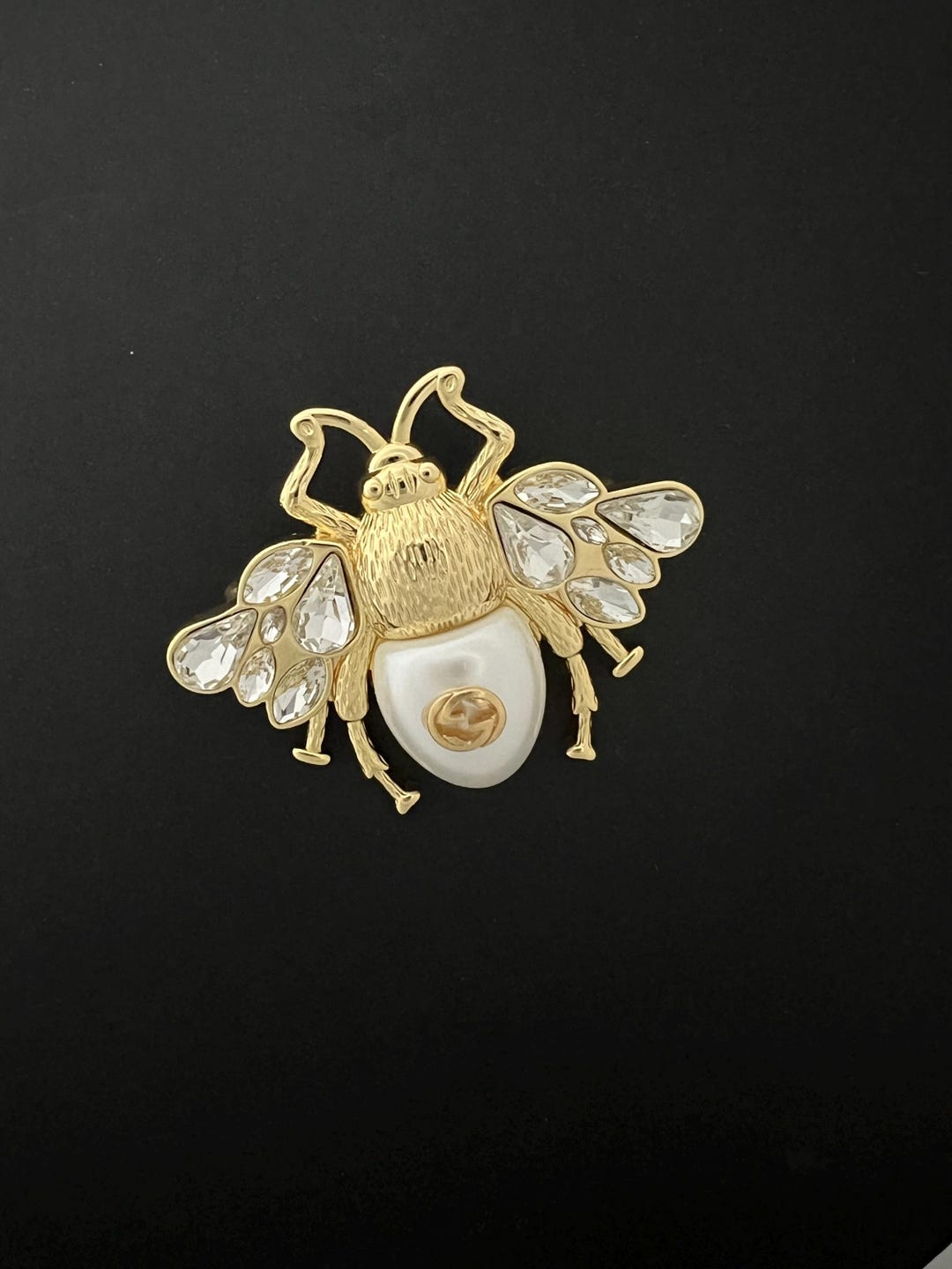 VTG GUCCI GG Vintage Gold Bee Brooch - Etsy