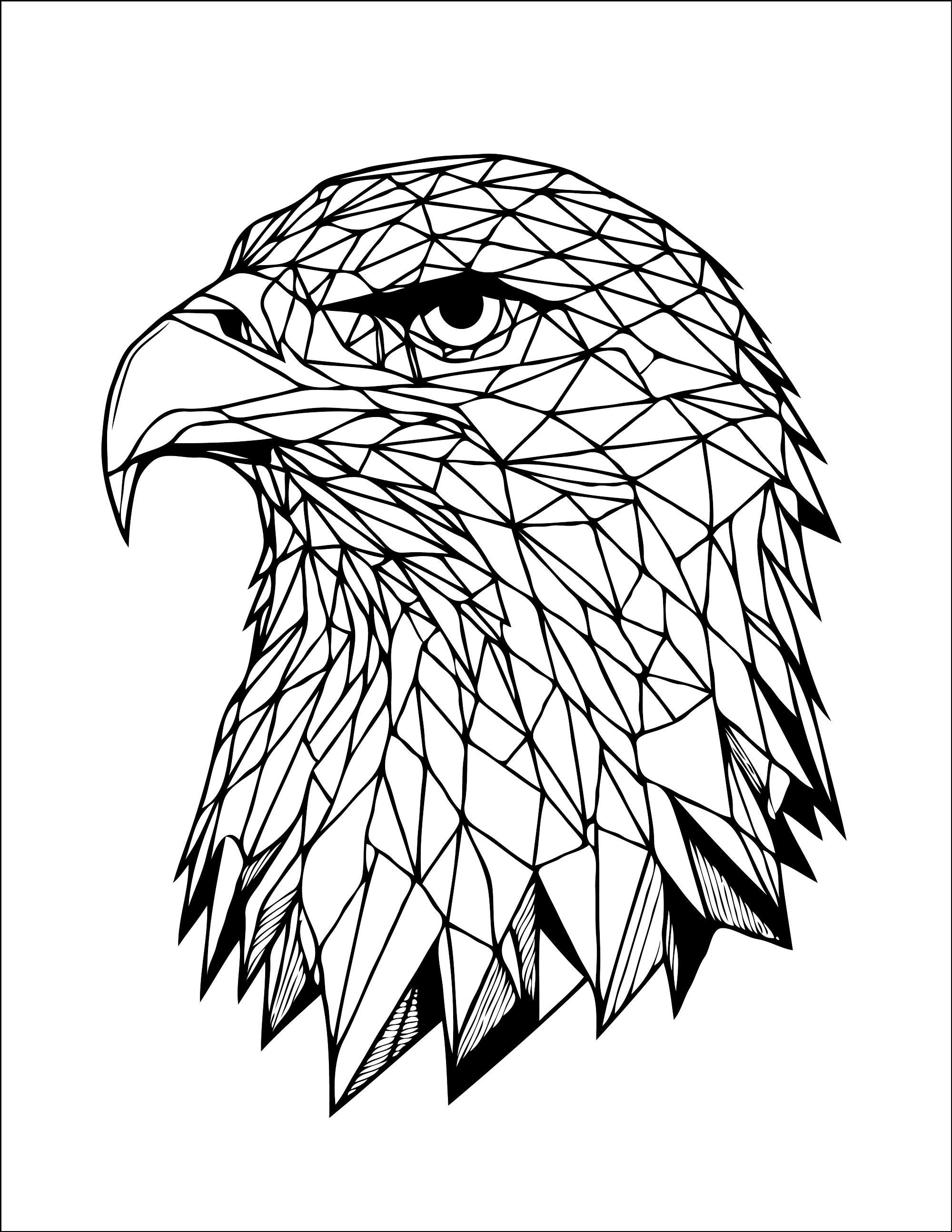 Coloring Pages, Abstract Animals Colouring Book for Adults, Printable ...