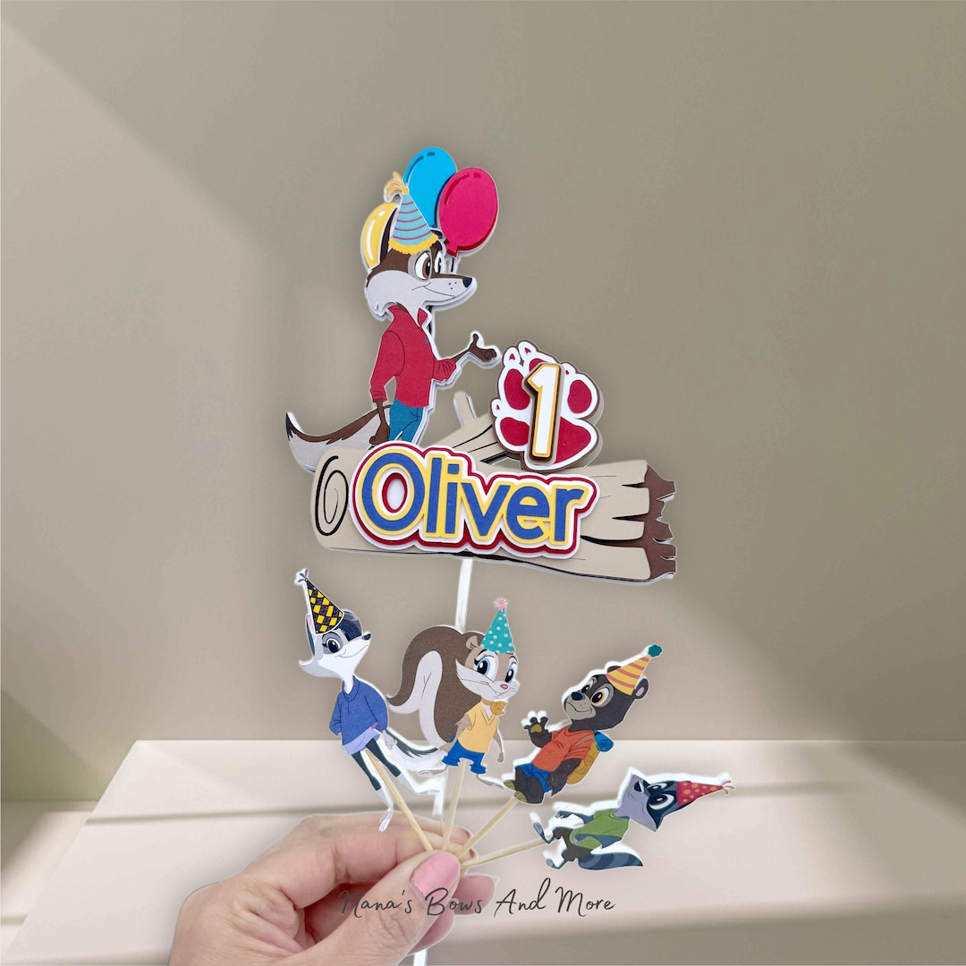 Great Wolf Cake Topper,wolf Party Decoration, Great Wolf Lodge,wolve 3D ...