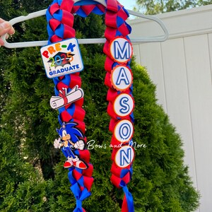 Sonic Graduation Lei, School Graduation, Kids Graduation, Personalized ...
