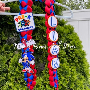 Sonic Graduation Lei, School Graduation, Kids Graduation, Personalized ...