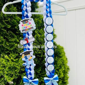 Preschool Kinder Pre-k Graduation Leí, Bluey Graduation Lei,custom ...