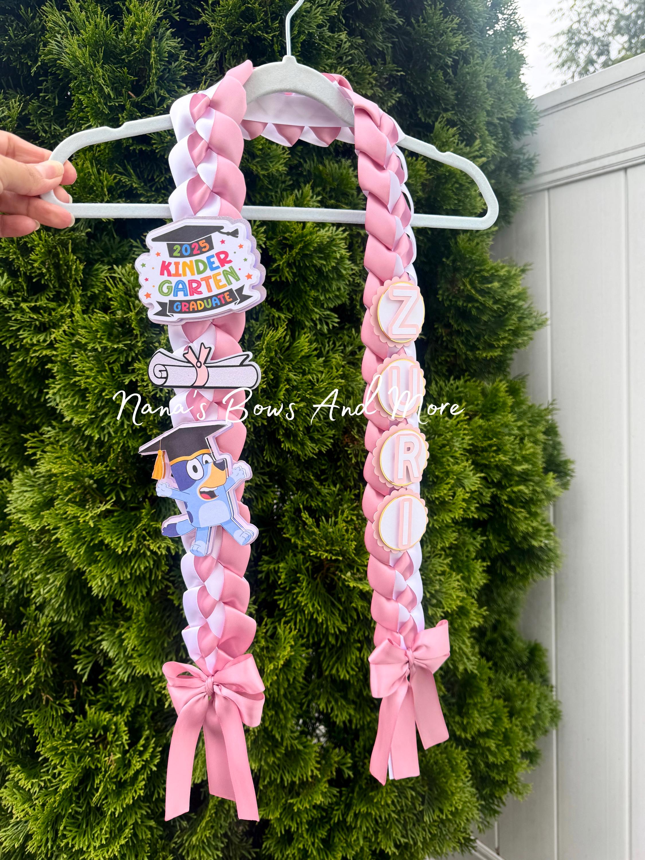 Preschool Kinder Pre-k Graduation Leí, Bluey Graduation Lei,custom ...