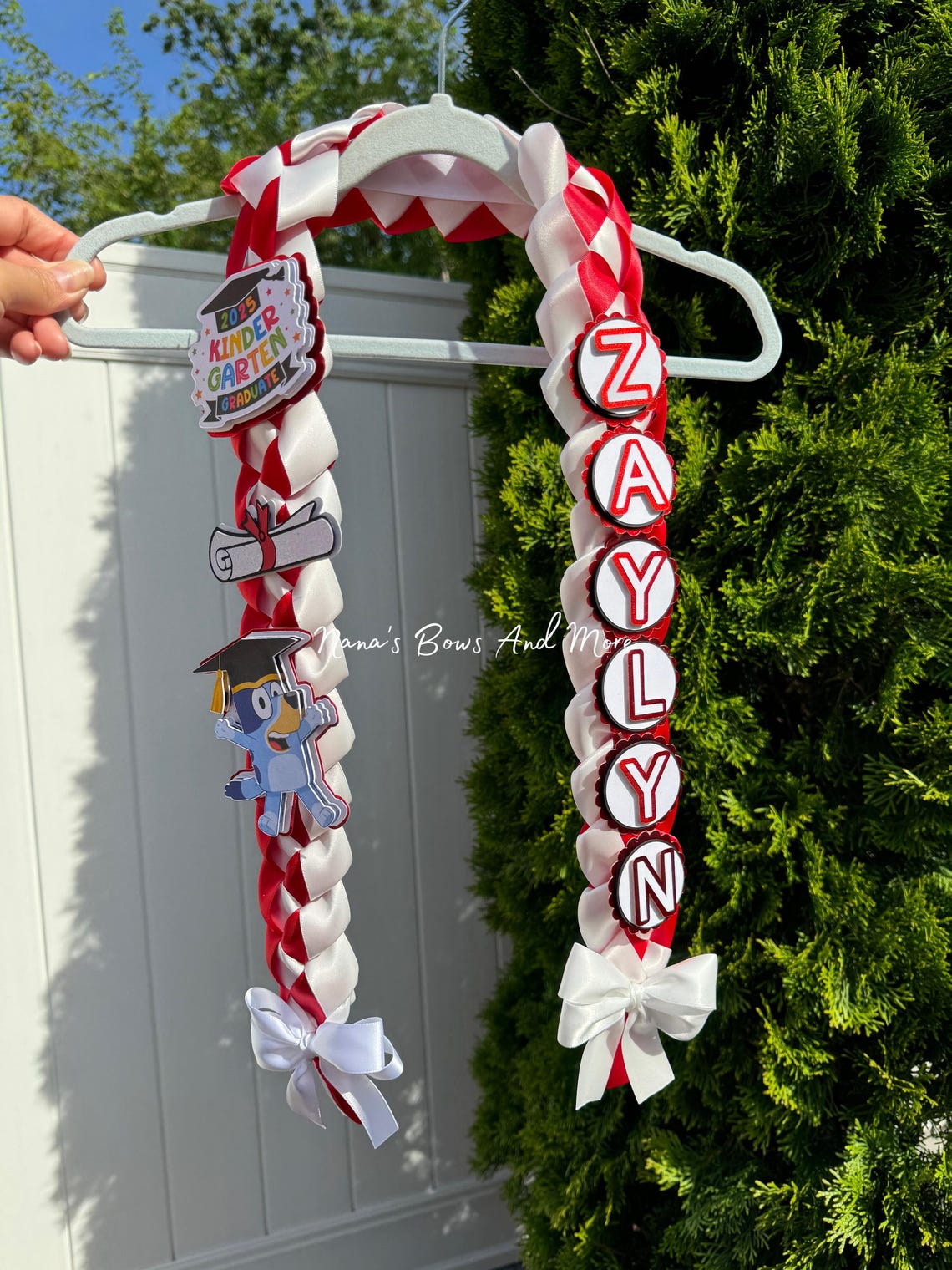 Preschool Kinder Pre-k Graduation Leí, Bluey Graduation Lei,custom ...
