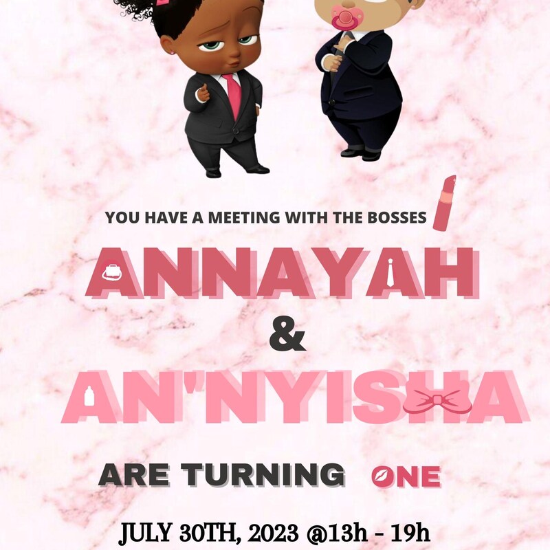 Boss Baby Invitation - Etsy