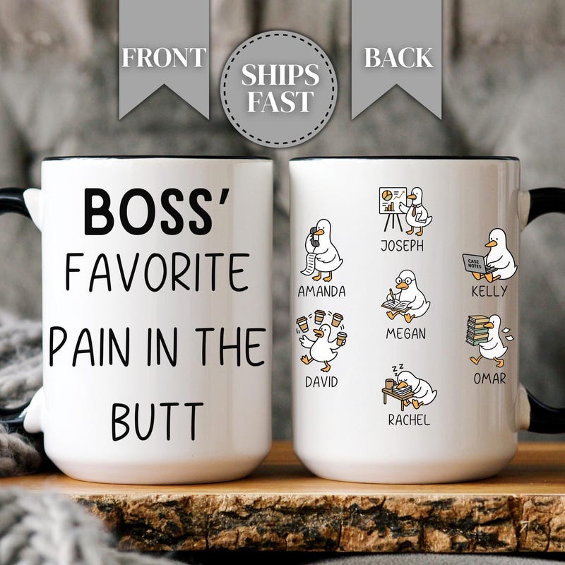Funny Boss Mug - Etsy