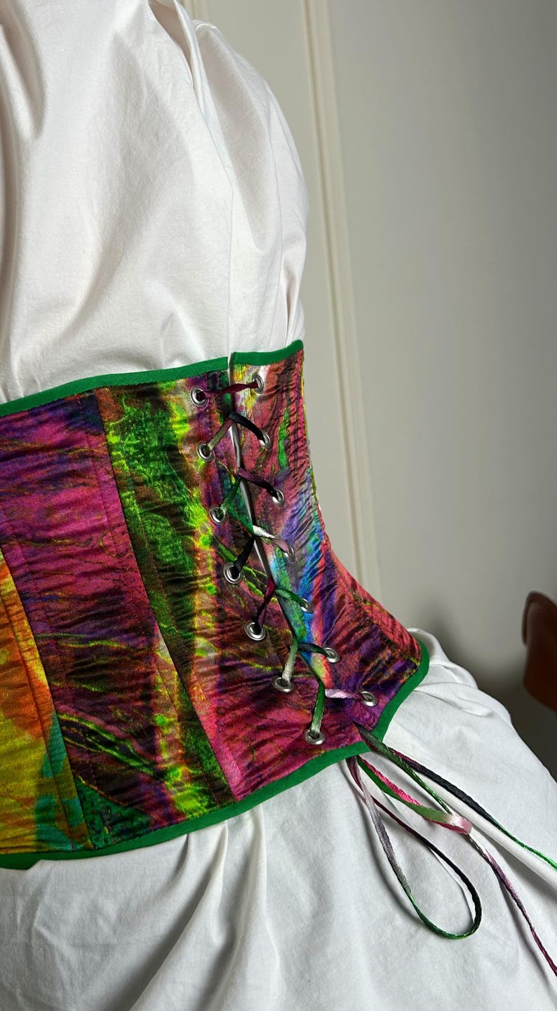 Underbust Corset Using Upcycling: Сorset Belt, Handmade Corset ...