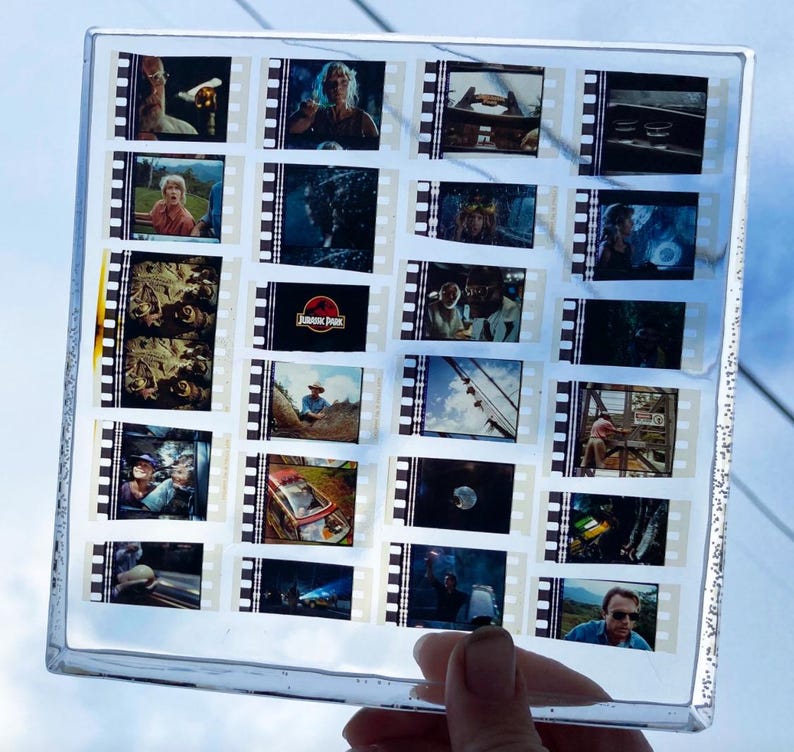 Jurassic Park — 24 Frames (one Second) of Authentic 35mm Motion Picture ...