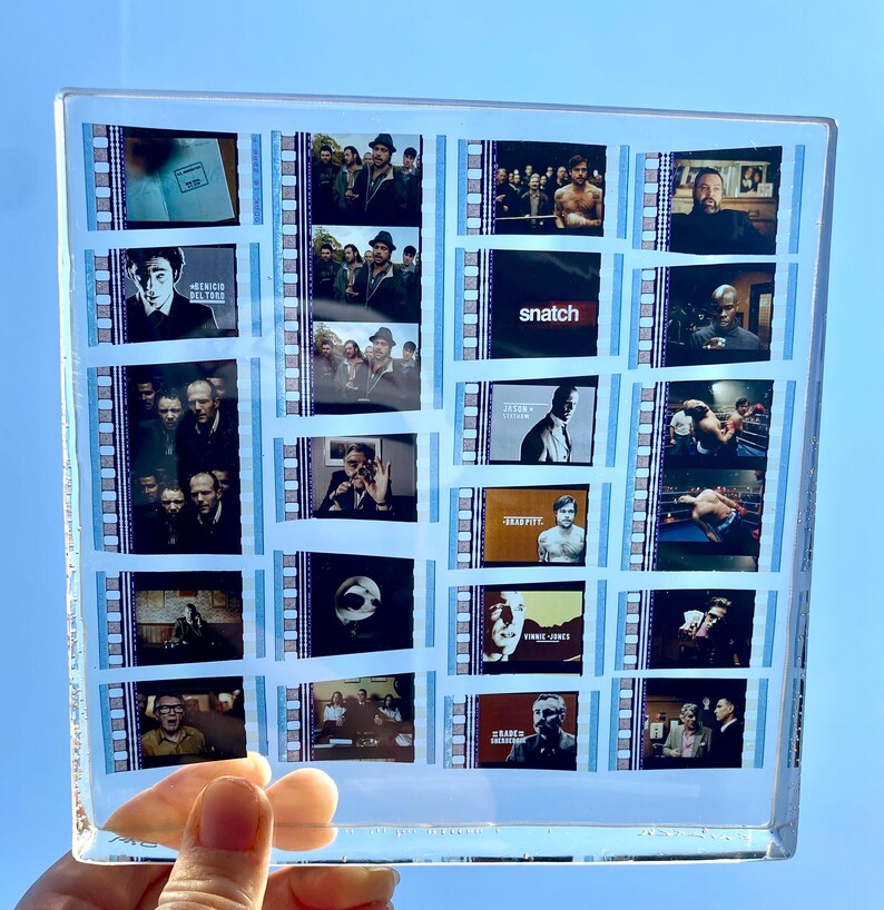 Snatch — Authentic 35mm Motion Picture Film Preserved in Resin by ...
