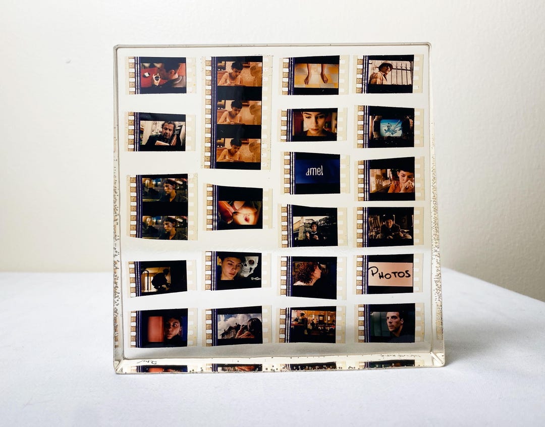 Amelie 35mm Film Resin Art: Authentic Movie Frames - Etsy