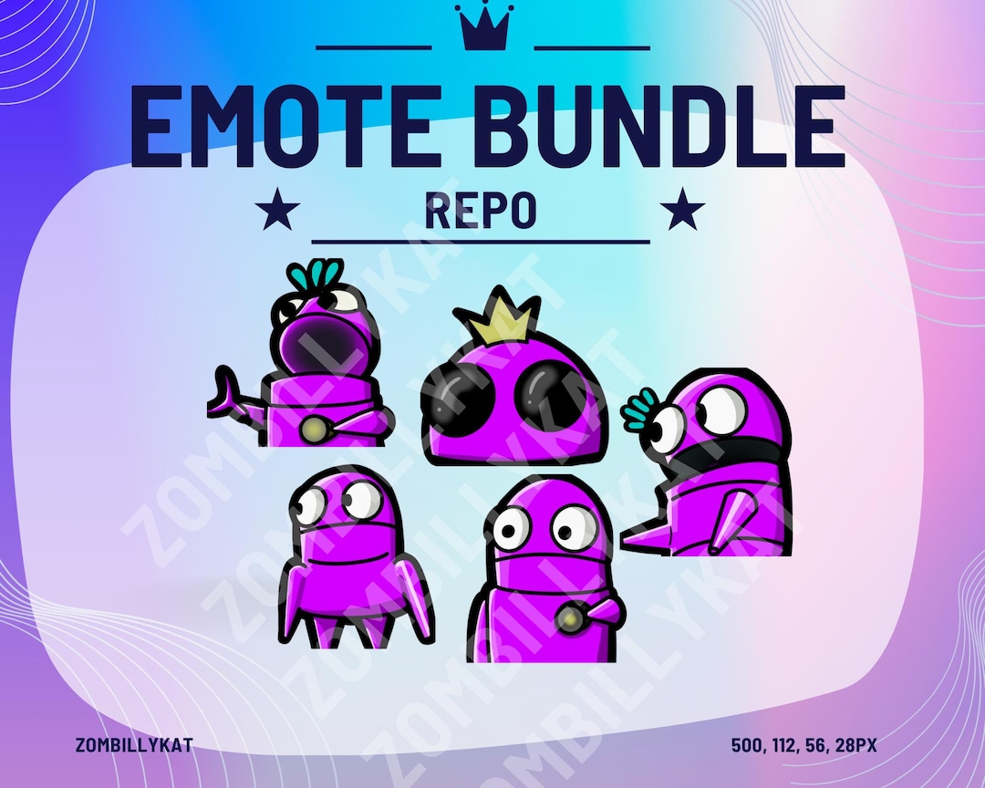 Twitch, Emote, Emotes, Repo, Pink, Bundle, Horror, Game, Discord ...