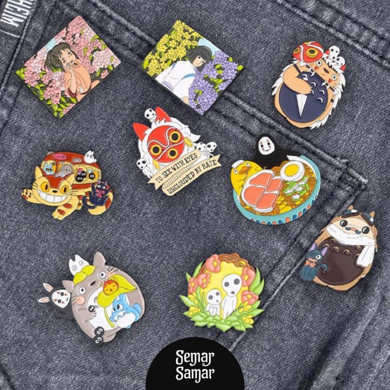Anime Enamel Pins - Etsy