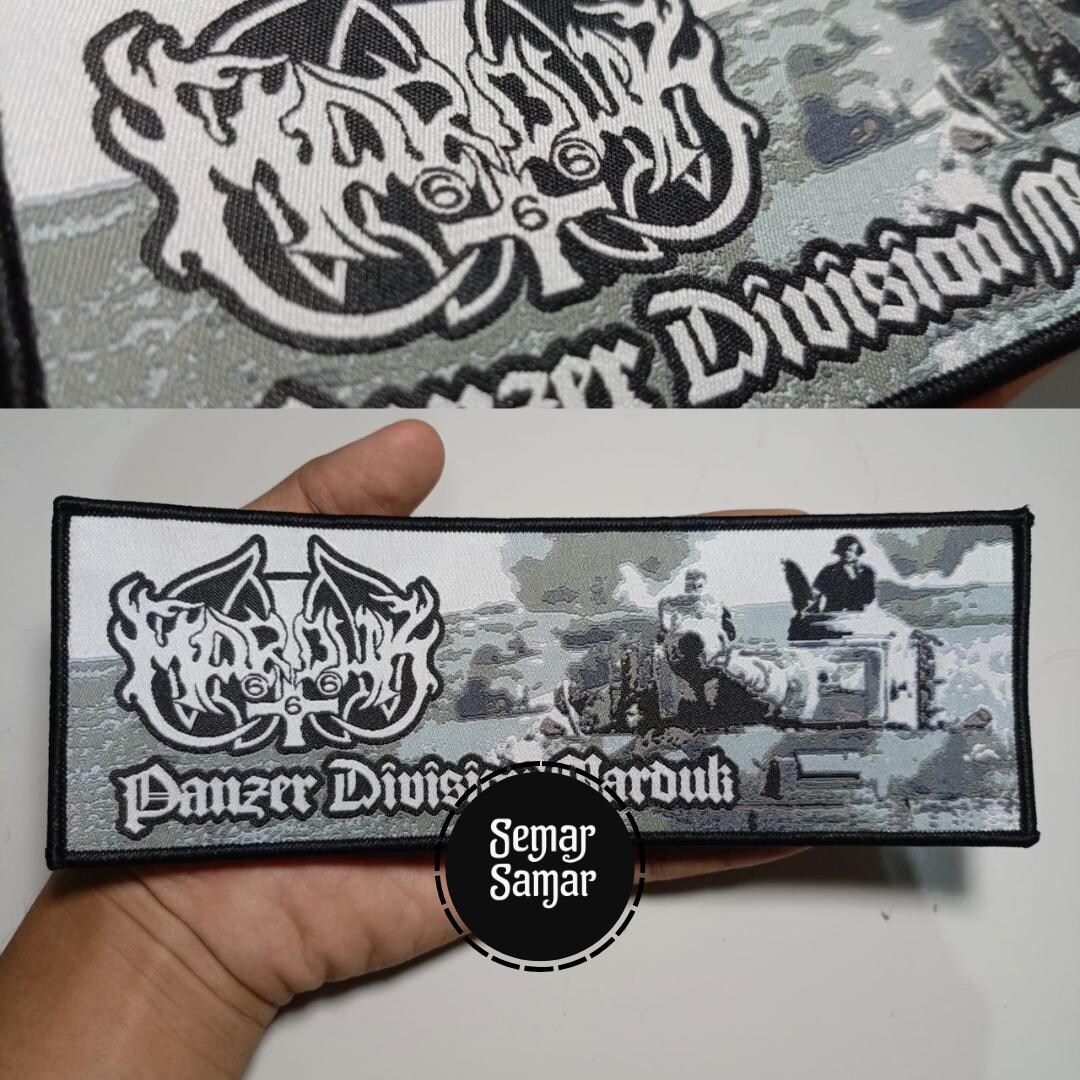 Marduk - Panzer Division Patch | Black Metal Stripe Woven Patch | War ...