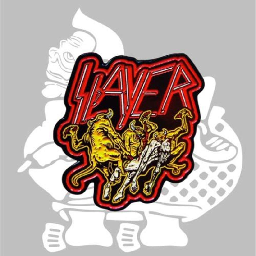 Slayer Enamel Pin/pin/metal Pin/battle Jacket/metal Emblem/enamel Pin ...