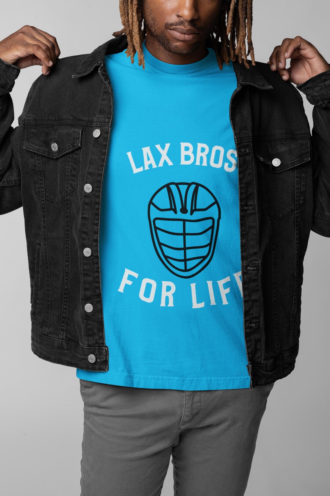 LAX Bros for Life Tee, Lacrosse Team Shirt, Unisex Sports Apparel, Gift ...