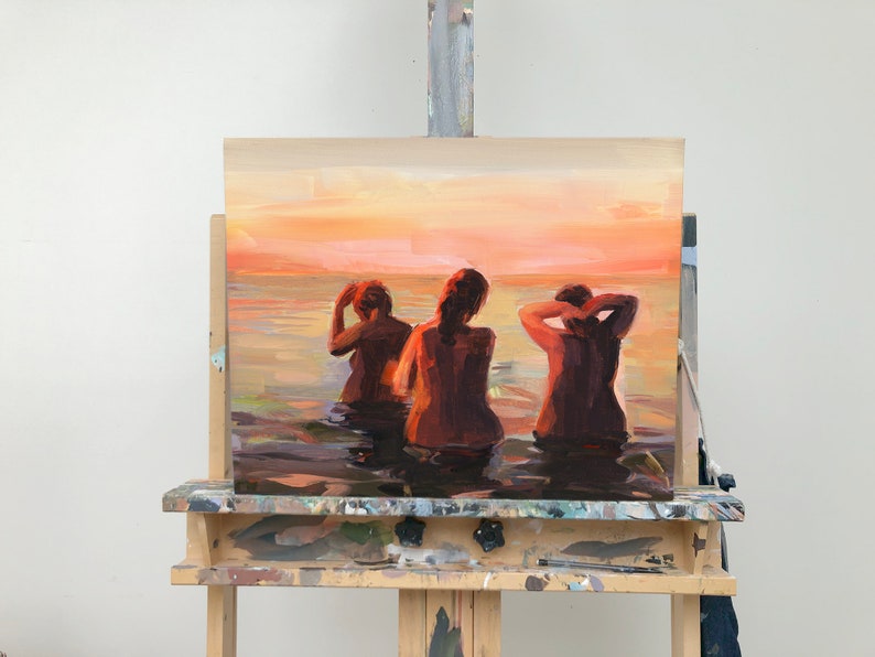 CANVAS Wall Art . Ritual . HORIZONTAL . Ready to Hang . - Etsy