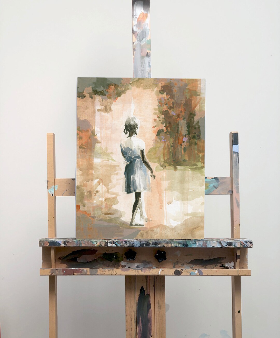 CANVAS Wall Art . the Long Way . Ready to Hang . Gallery Stretched ...