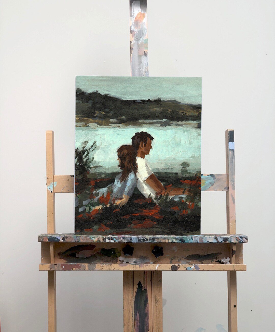 CANVAS Wall Art . Falling . Ready to Hang . Gallery Stretched . Giclee ...