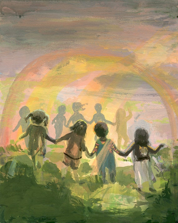 Rainbow Magic . Giclee Art Print | Etsy