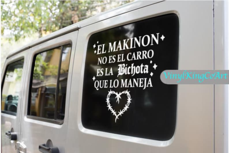 Karol G El Makinon | Vinyl Decal Sticker | Car Sticker - Etsy