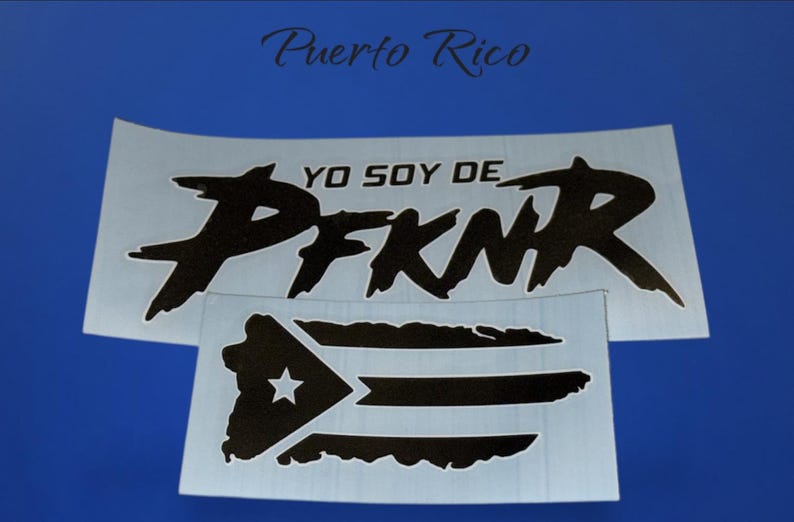 Yo Soy De Pfknr | Vinyl Decal Sticker | Car Sticker - Etsy