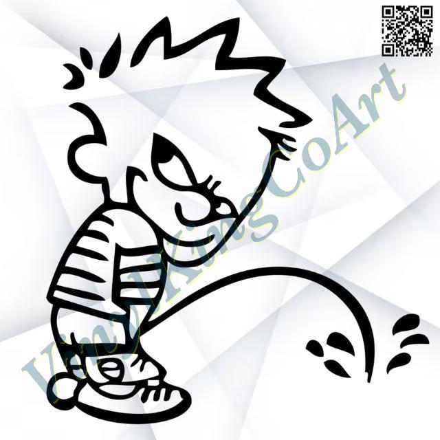 Peeing Boy | Vinyl Decal Sticker | Car Sticker - Etsy