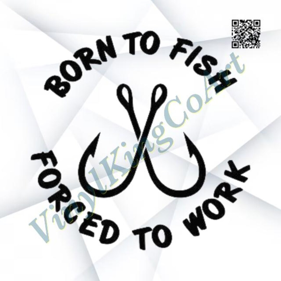 Born to Fish | Vinyl Decal Sticker | Car Sticker - Etsy