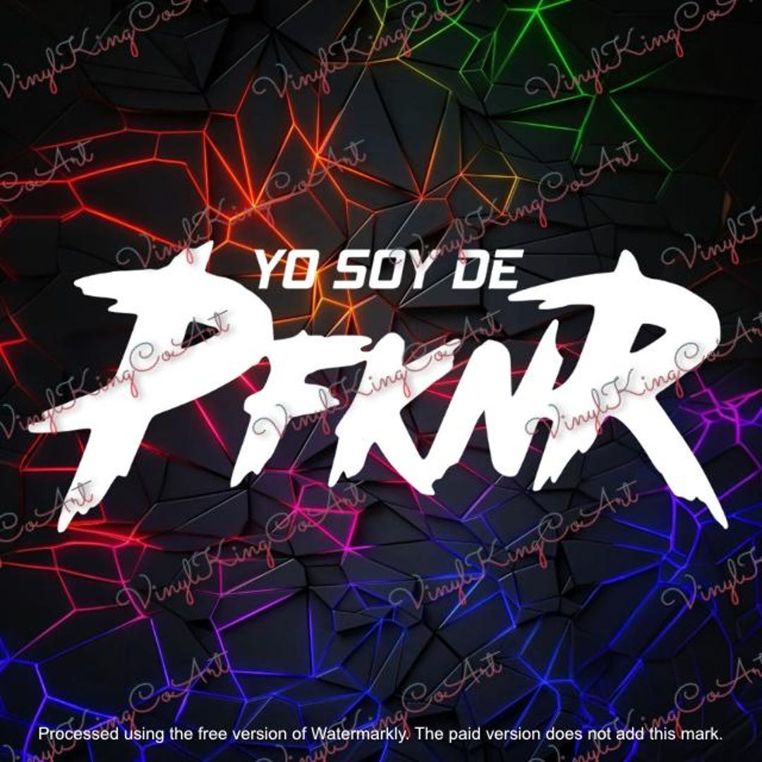 Yo Soy De Pfknr | Vinyl Decal Sticker | Car Sticker - Etsy