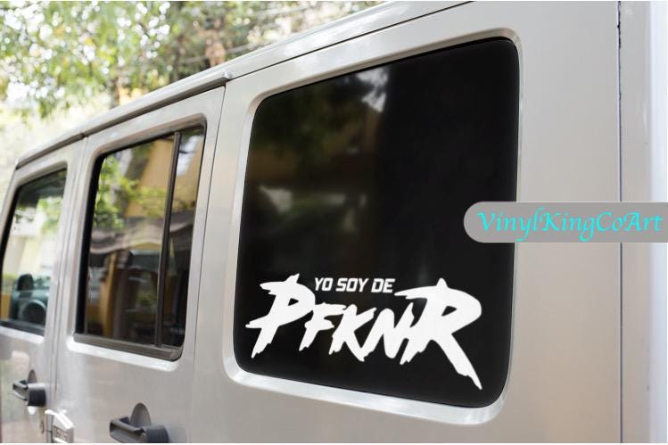 Yo Soy De Pfknr | Vinyl Decal Sticker | Car Sticker - Etsy