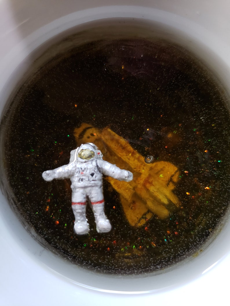 Galaxtea Cup, Tea Cup Outer Space Galaxy Astronaut Shuttle Ship Stars ...
