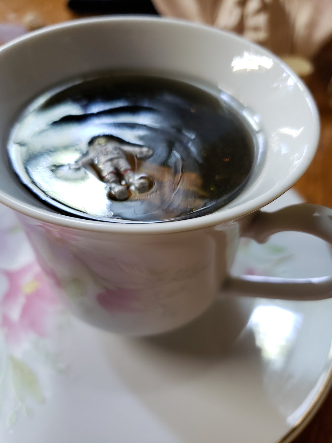 Galaxtea Cup, Tea Cup Outer Space Galaxy Astronaut Shuttle Ship Stars ...