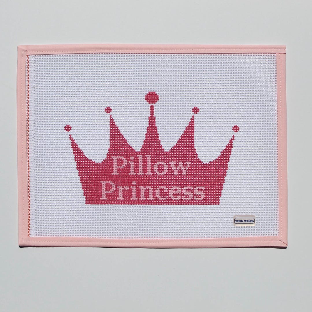 Pillow Princess Needlepoint Canvas - Etsy