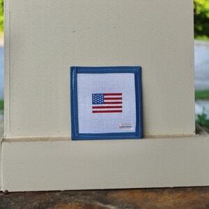 Mini American Flag Needlepoint Canvas - Etsy