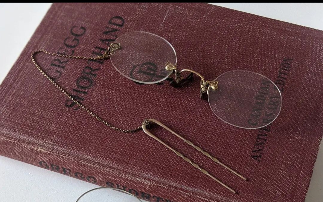 Antique 1800s 1900s Pince Nez Spectacles Etsy