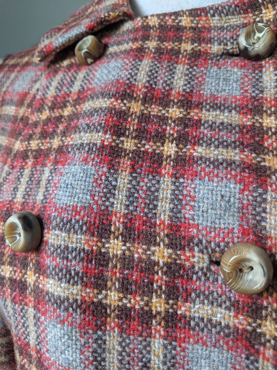 Vintage 1960s 1970s Edward Chapman Tartan Blazer Jack… - Gem