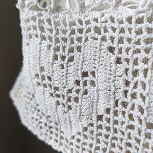 Antique 1910s 1920s Heart Motif Filet Crochet Yoke - Etsy